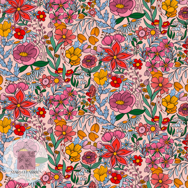 Phoebe - Pink - Pre Order 457 – marlofabrics